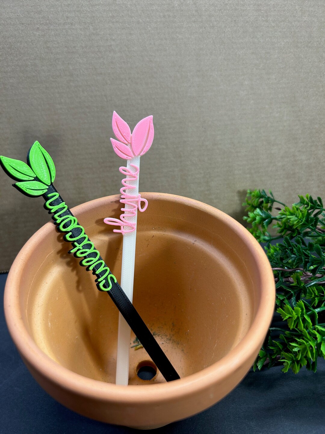 Custom Plant Markers, Garden Tags, Herb Labels, Vegetable Markers, Gift ...