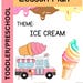 Ice Cream Preschool Theme Weekly Plan | Summer Thematic Unit for ...