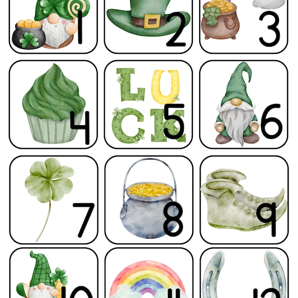 Calendar Numbers - Etsy