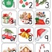December Themed Calendar Cards for Toddler/preschool, Monthly Calendar ...