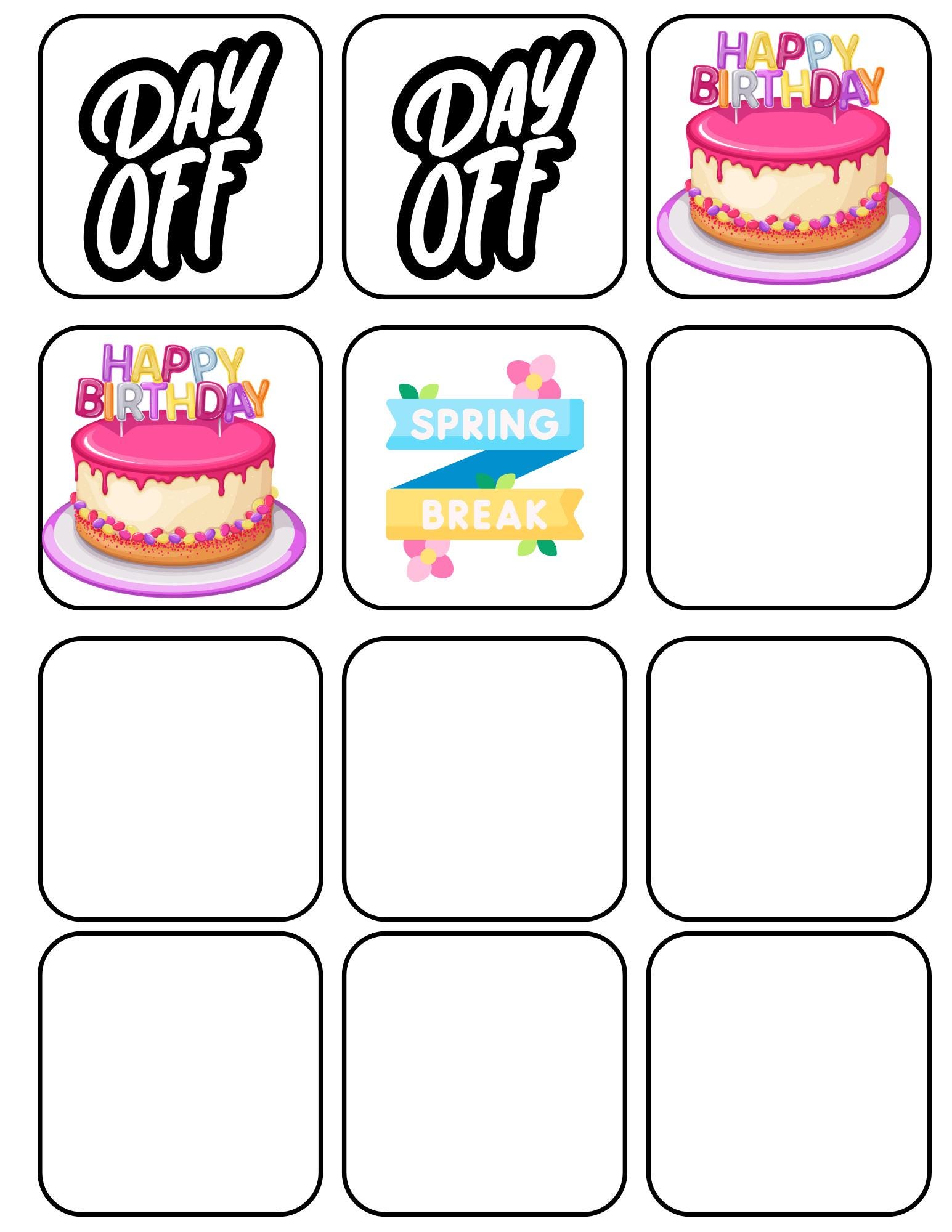 April Calendar Numbers | Printable Classroom Decor | Spring & Easter ...