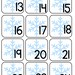 Snowflake Calendar Numbers Winter Classroom Decor - Etsy