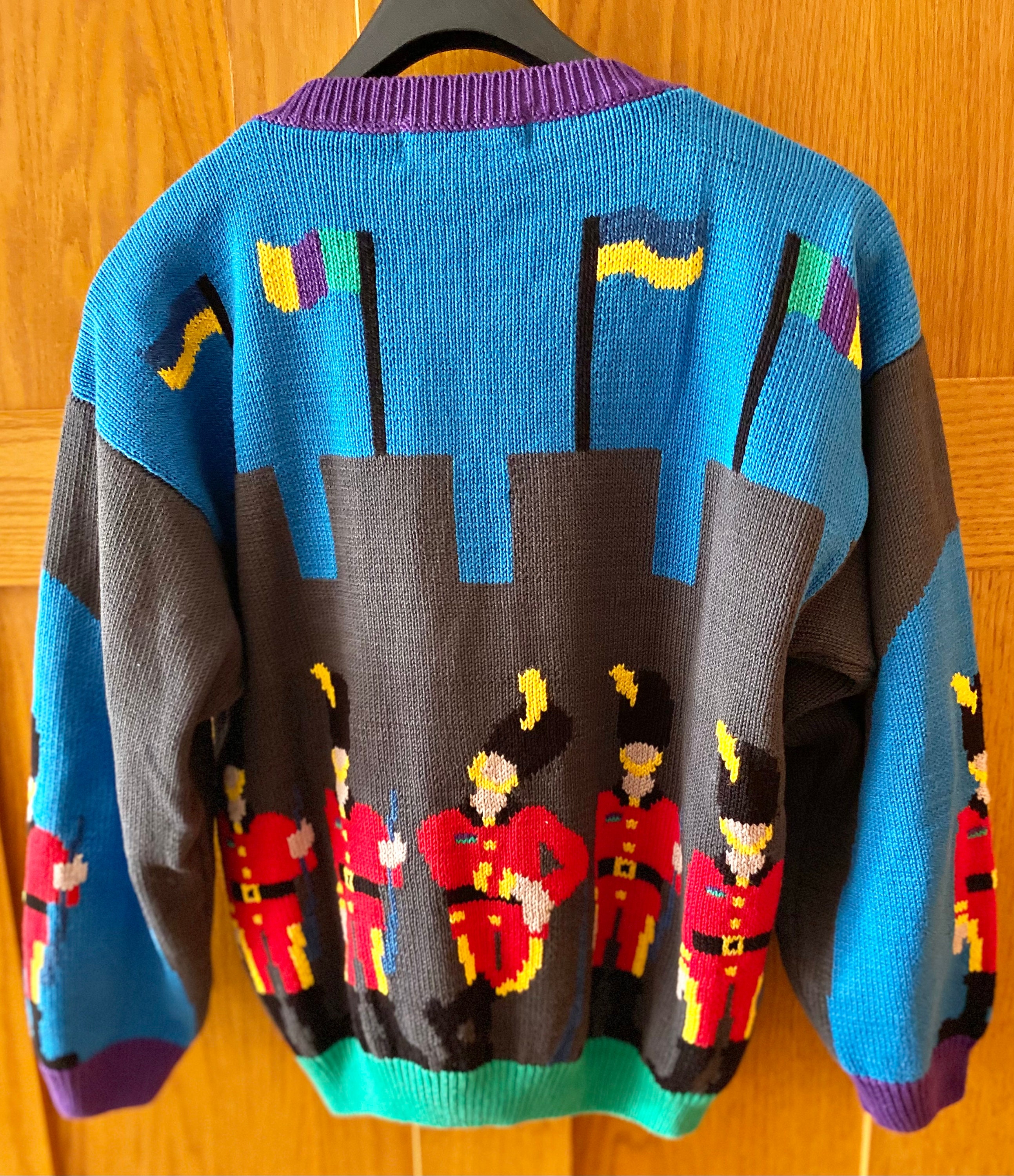 Vintage Christine Foley Cardigan London Bridge | Changing of the Guards ...