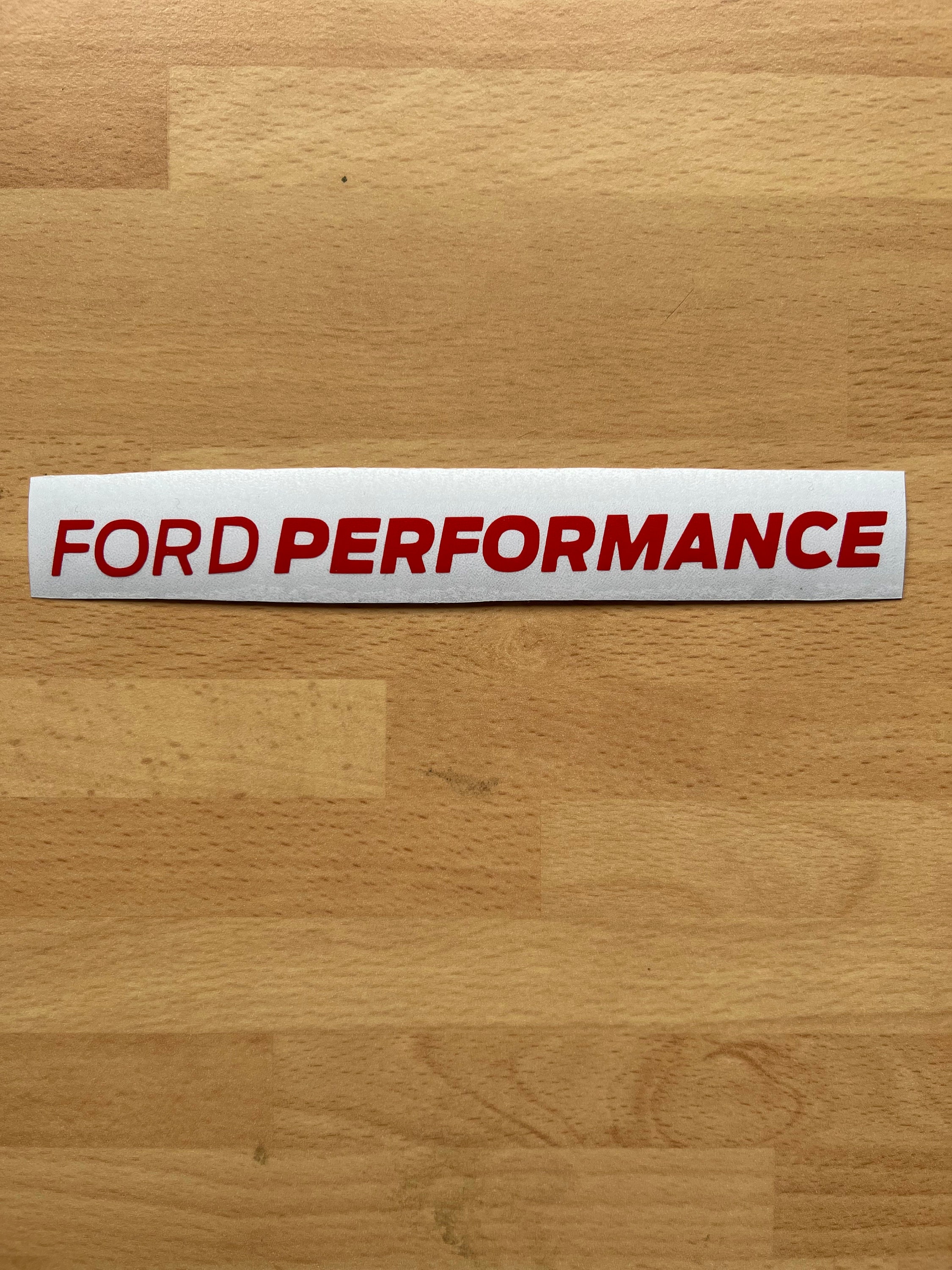 Ford Performance Sticker - Etsy UK