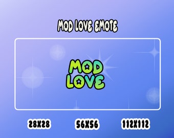 Mod Love Twitch Emote - Etsy