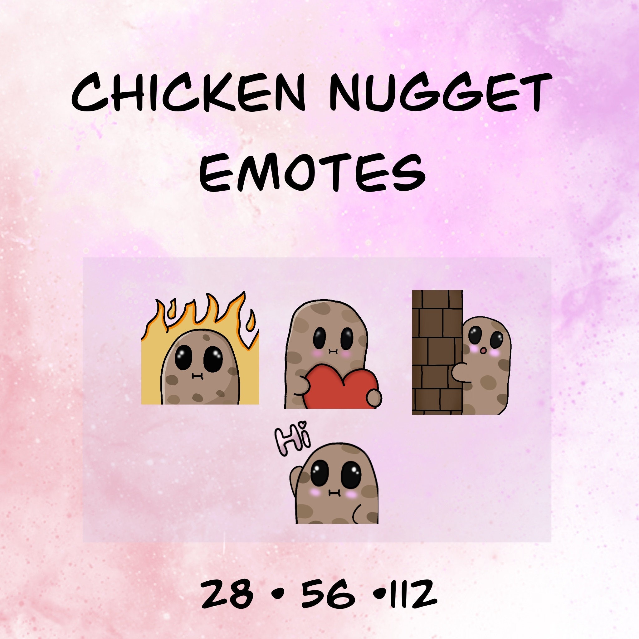 Chicken Nugget Emotes - Etsy