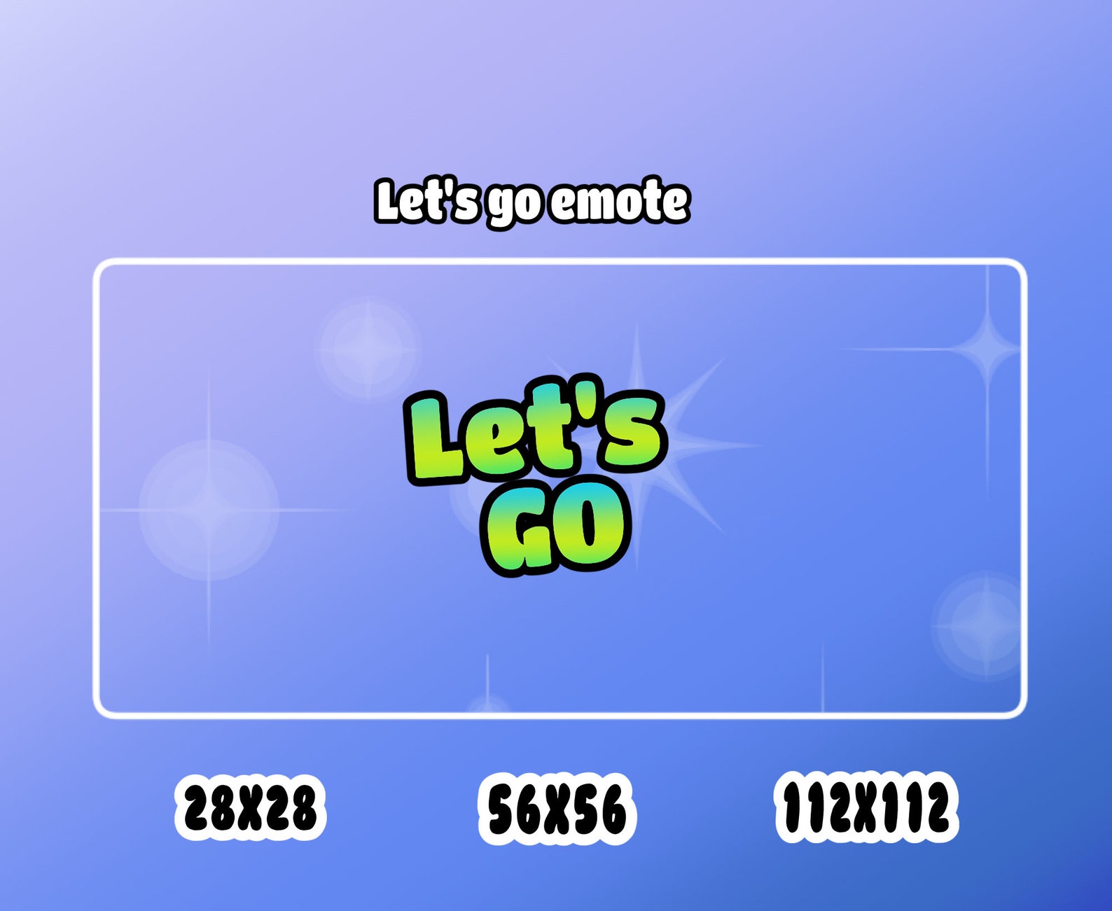 Let's Go Twitch Emote | Etsy