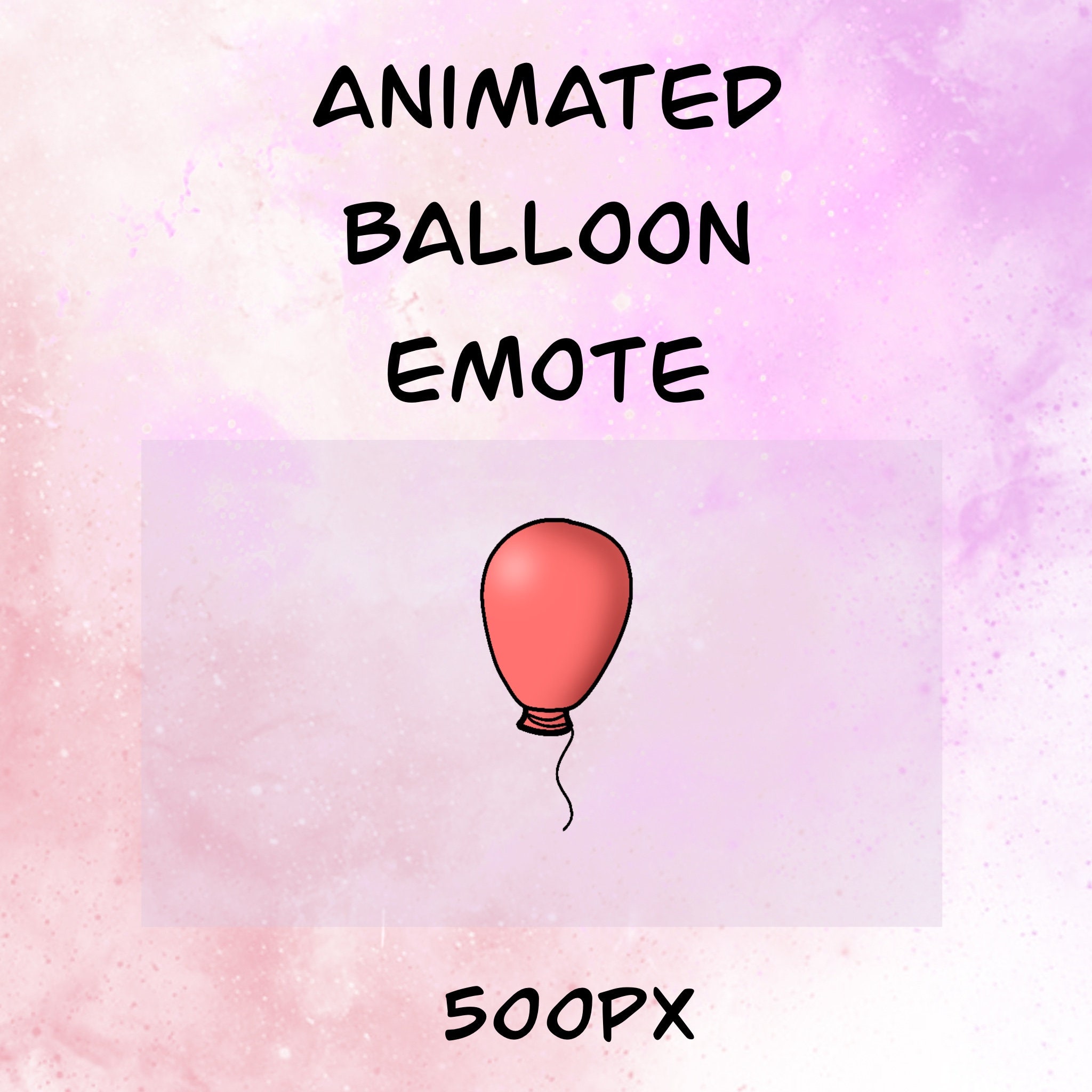Animated Balloon Emote - Etsy