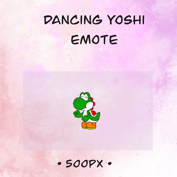 Yoshi Emote - Etsy