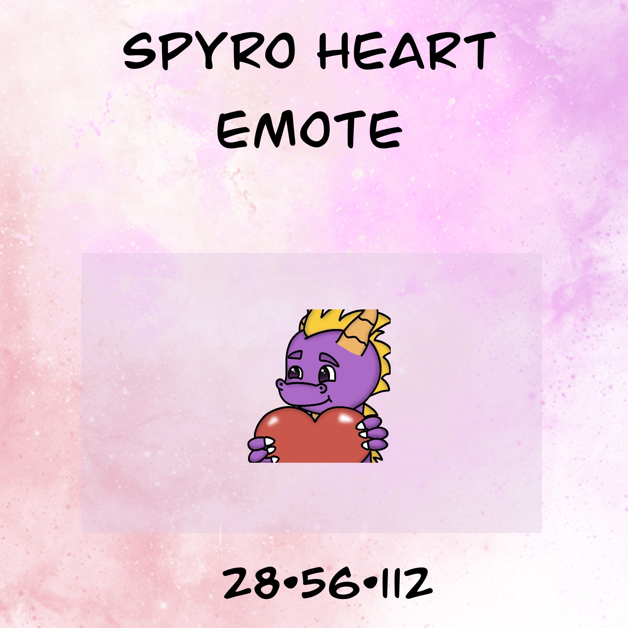 Spyro Heart Emote - Etsy