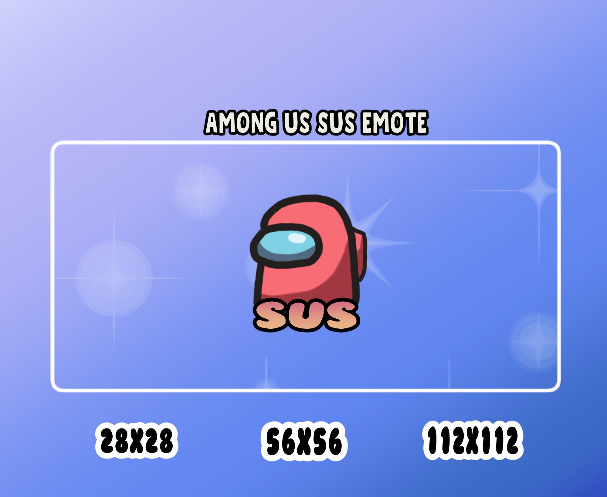 Sus Emote - Etsy