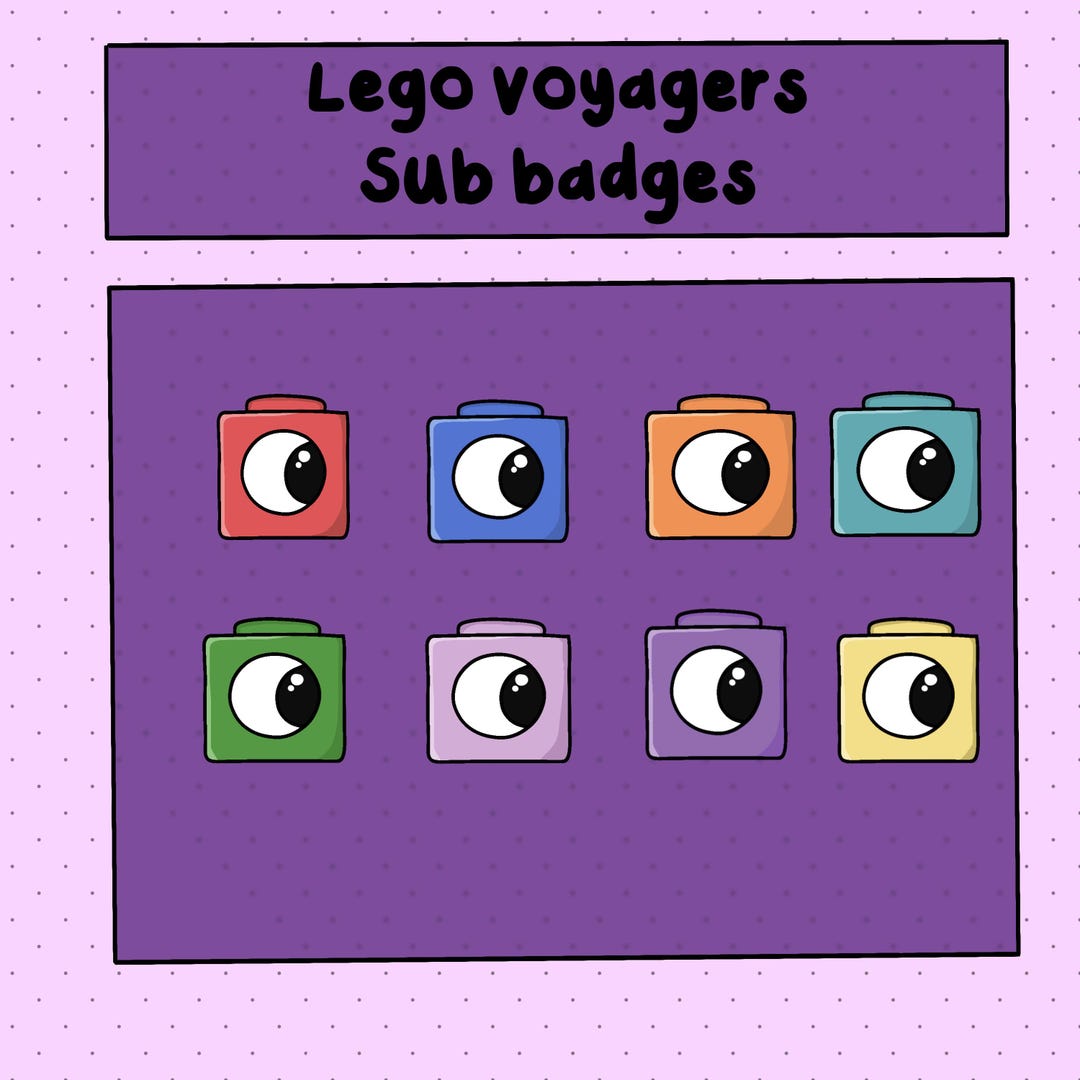 Lego Voyagers Sub Badges - Etsy