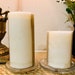Home Sweet Home Pillar Candles 6 and 4 Inches Tall With Vanilla Latte ...