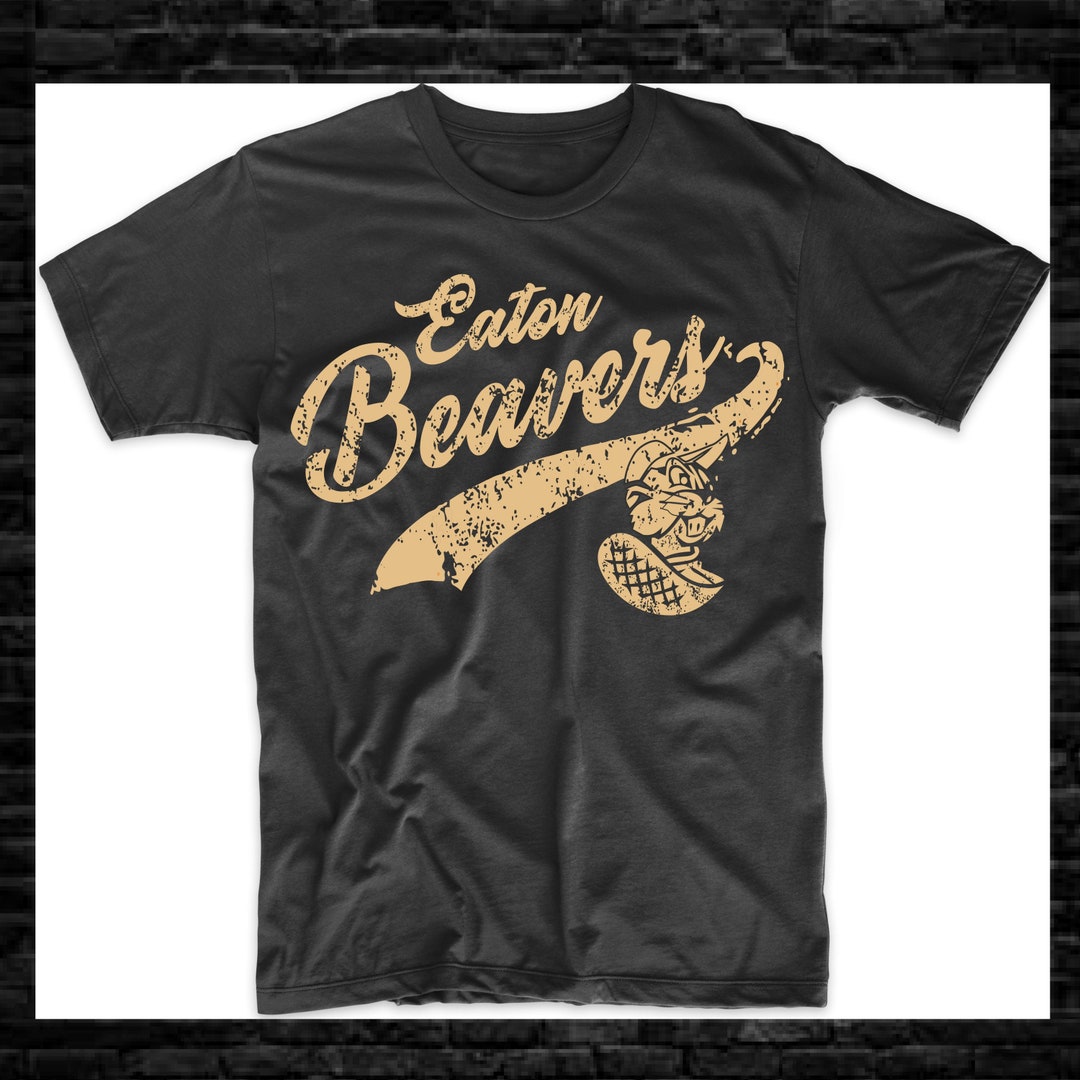 Eaton Beavers Funny Baseball Style Tee - Etsy