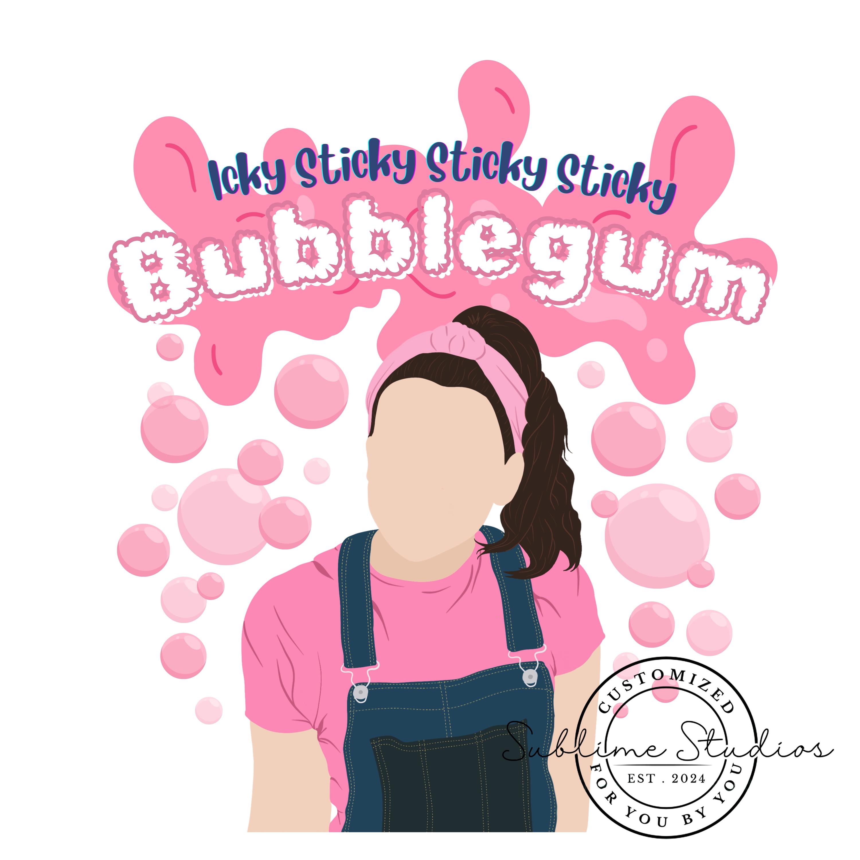 Icky Sticky Bubblegum Ms Rachel PNG - Etsy