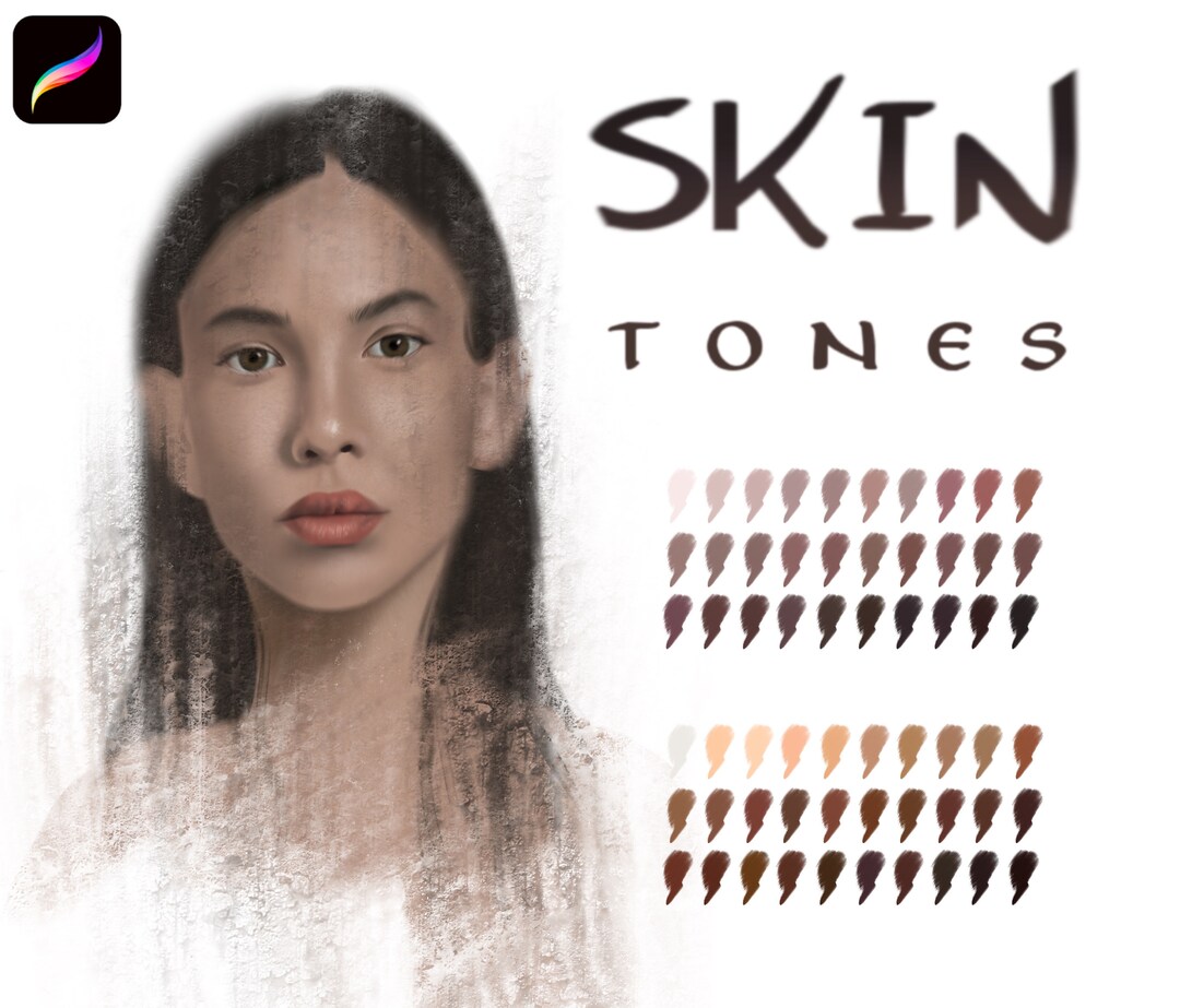 Skin Tones Procreate Pallete - Etsy