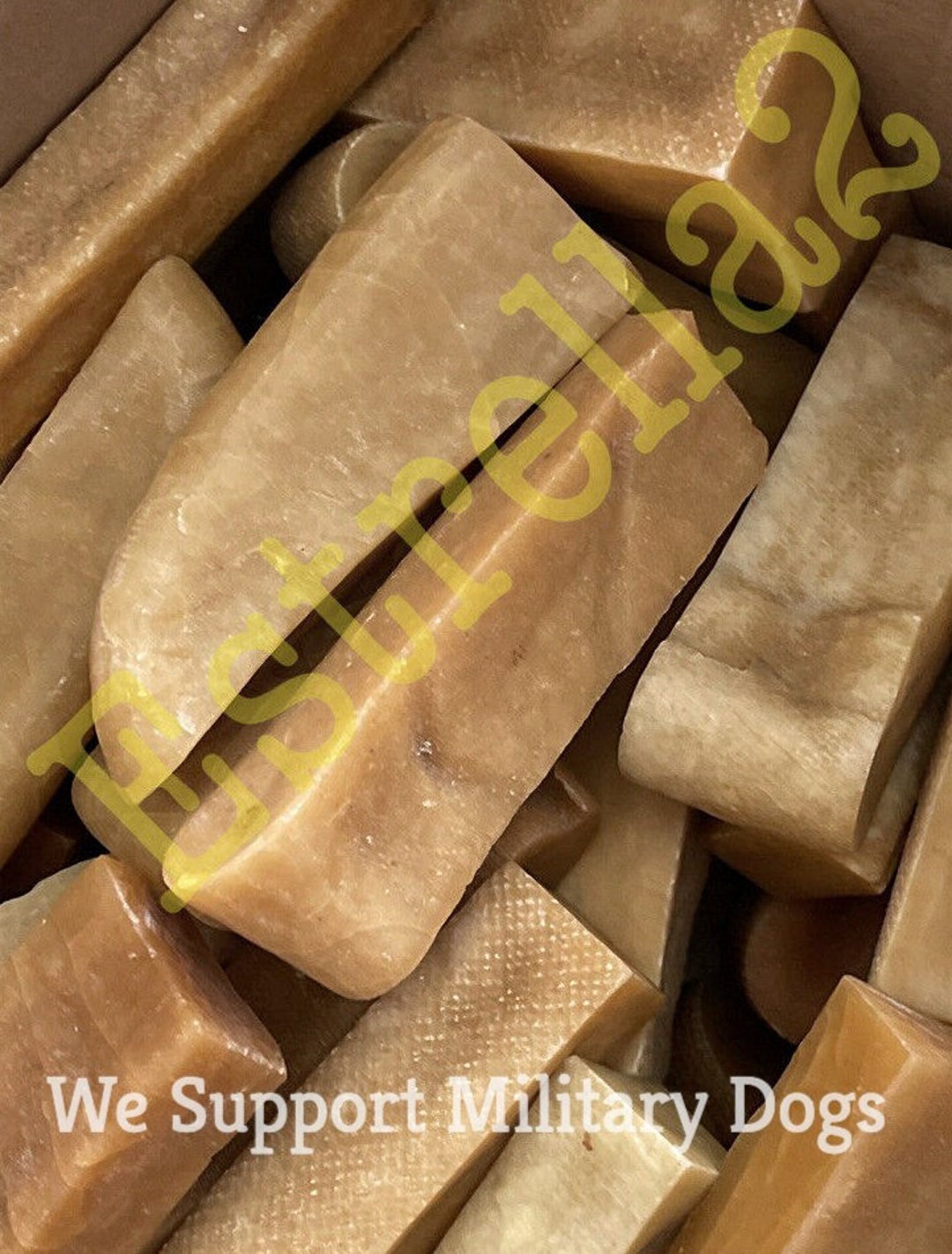 5 Chews VALUE BUY XL Thick Halves All Natural Yak Milk Himalayan Dog ...