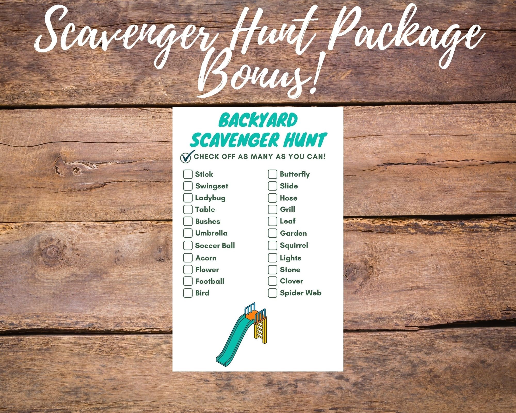 Scavenger Hunt Bundle Package zoo, Beach, and Woods Scavenger Hunts - Etsy