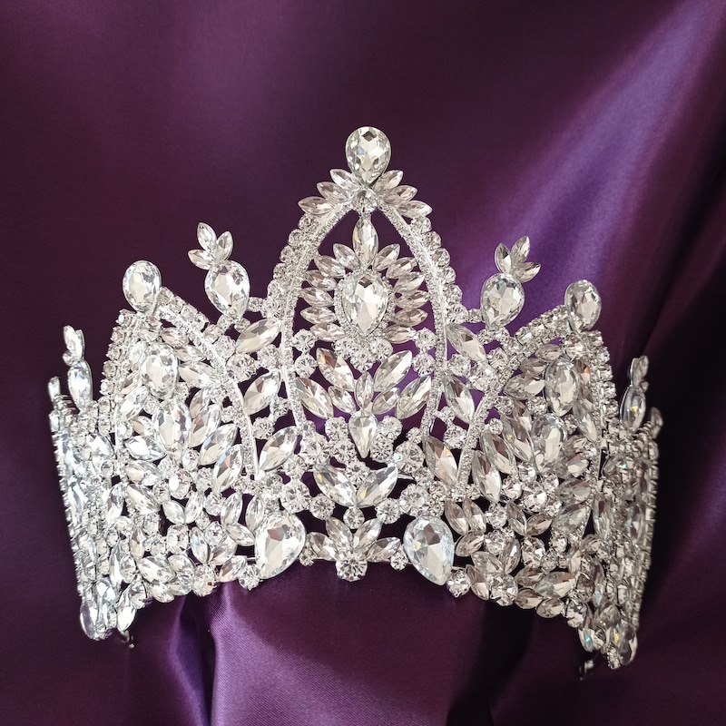 Silver Tiara - Etsy