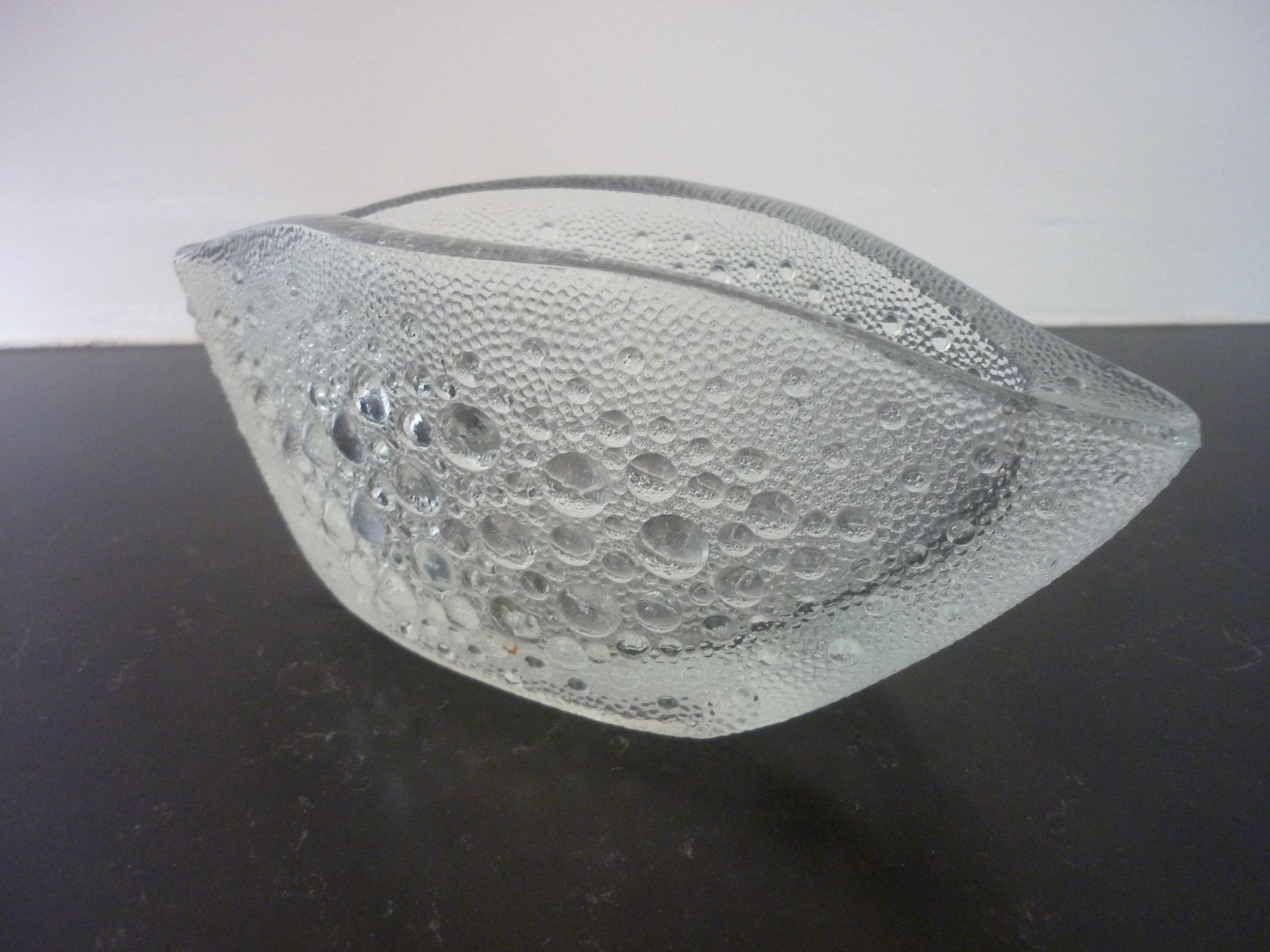 Jan Sylwester Drost Vintage Small asteroid Vase Poland for Huta Szkła ...