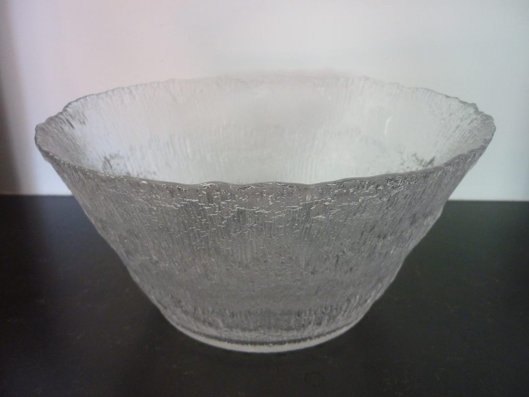 Iittala SOLARIS Large Glass Bowl Designed by Tapio Wirkkala Made in ...