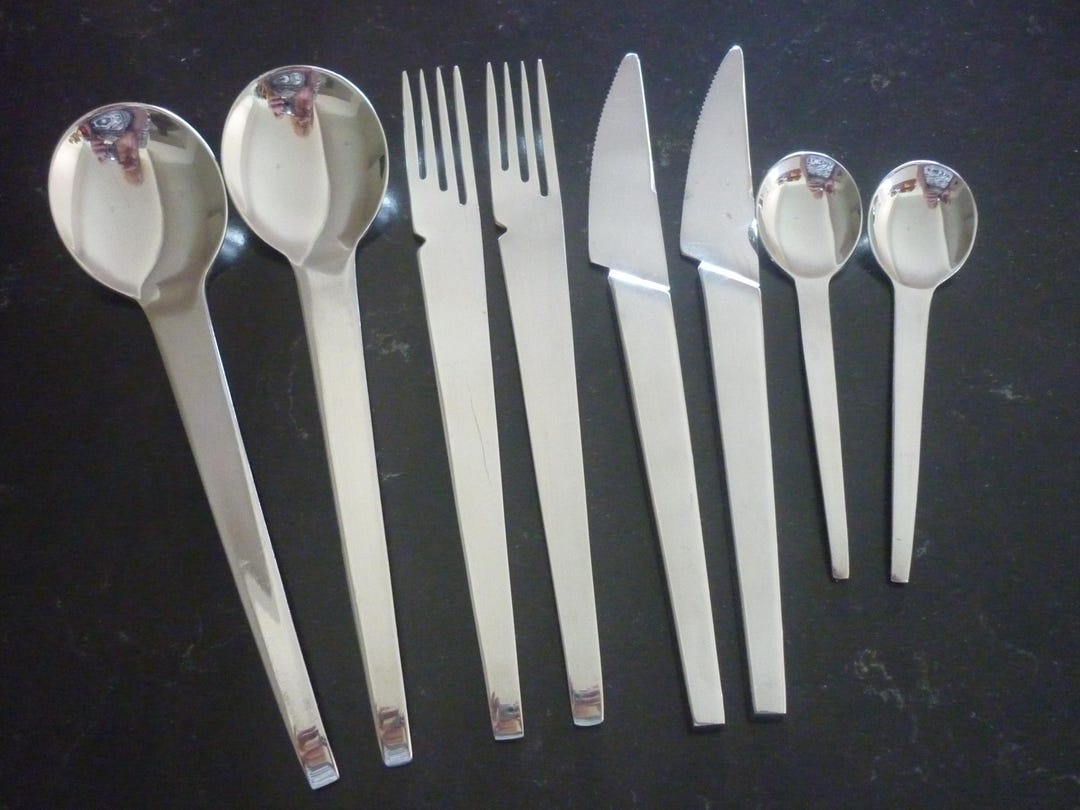 GENSE "triad" Sweden Stainless Steel Cutlery Flatware Set for Two - 8 ...