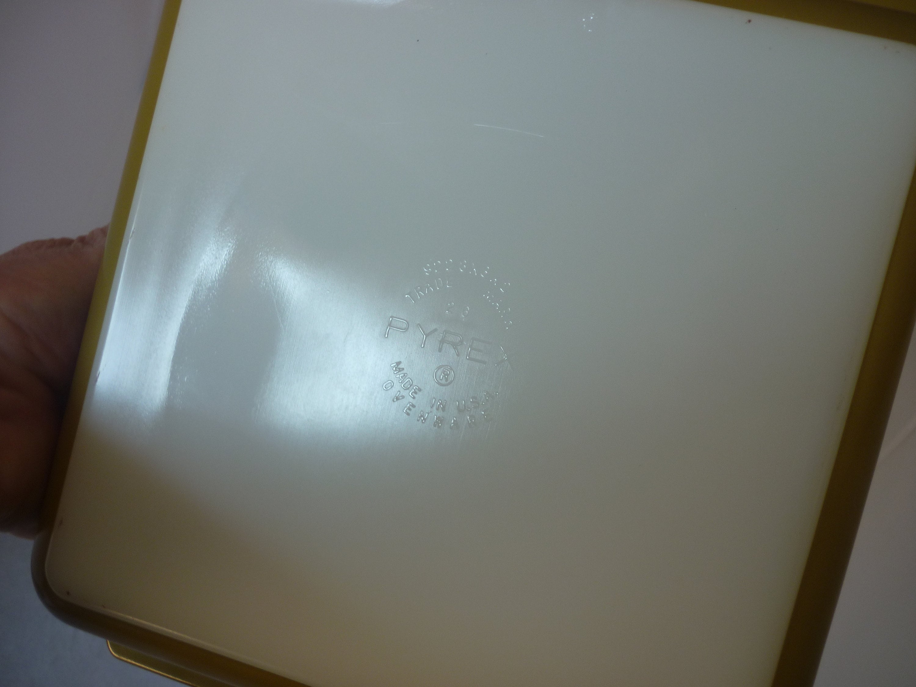 Super PYREX Verde Olive Green 922 Brownie Baking Dish Great - Etsy