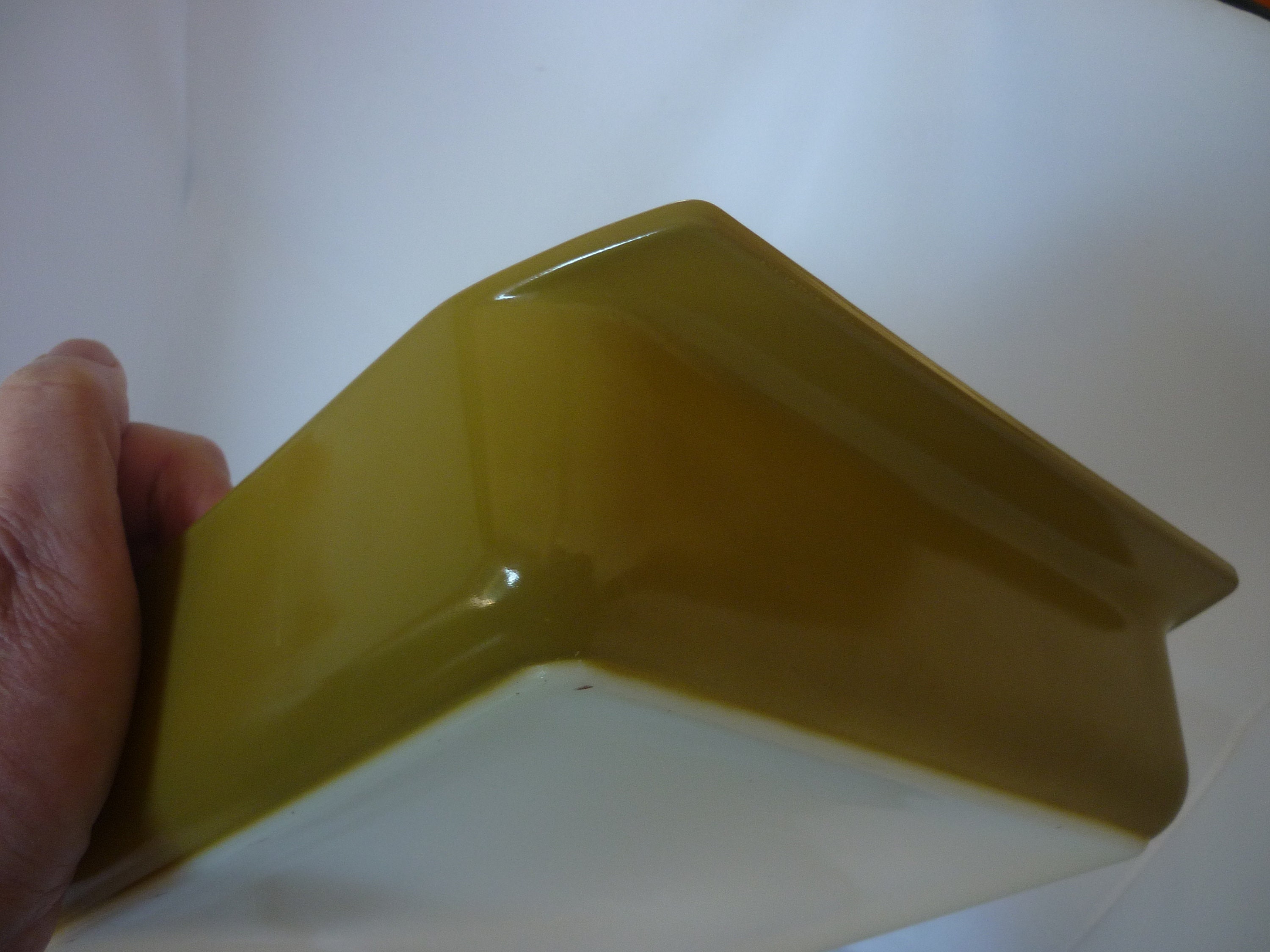 Super PYREX Verde Olive Green 922 Brownie Baking Dish Great - Etsy