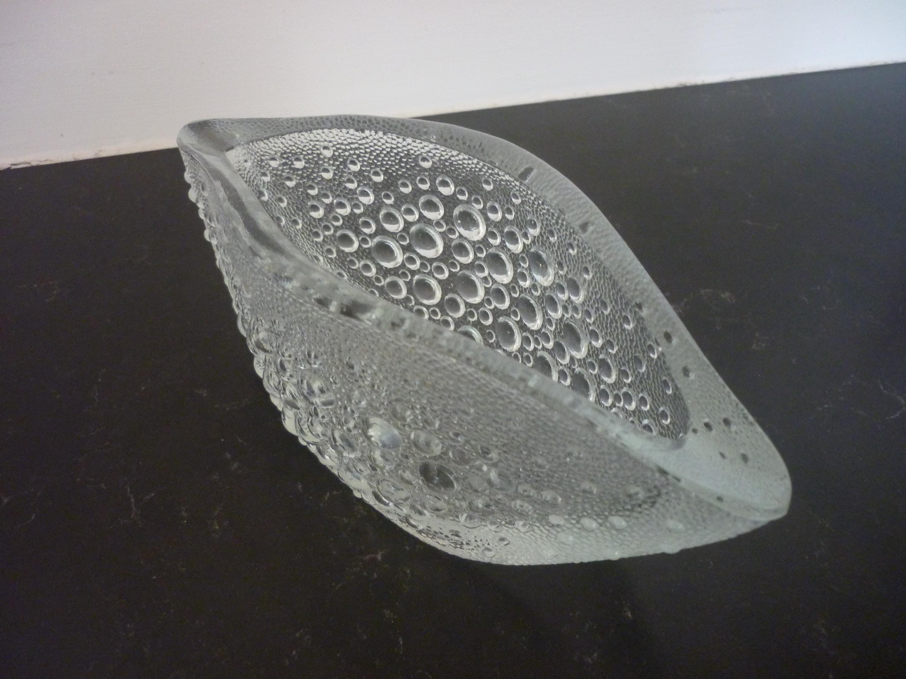 Jan Sylwester Drost Vintage Small asteroid Vase Poland for Huta Szkła ...