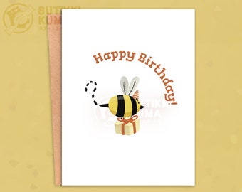 Funny Birthday Card, BEE Birthday Card, Bumble Bee Birthday Card - Etsy