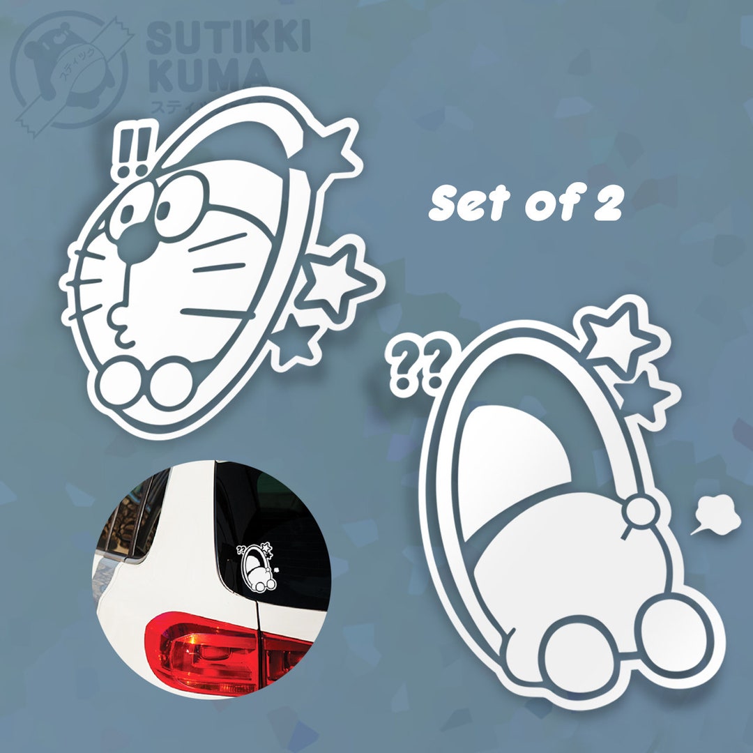 Doraemon Decal - Funny - Weatherproof Vinyl Sticker - Car Decal - Sign ...