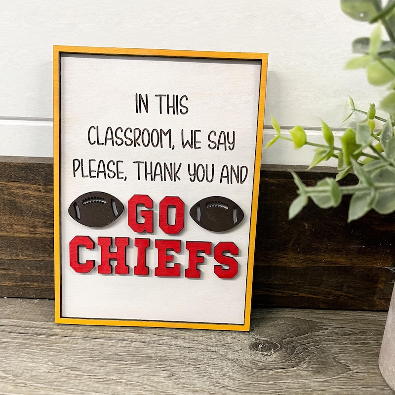Chiefs Fan Signs - Etsy