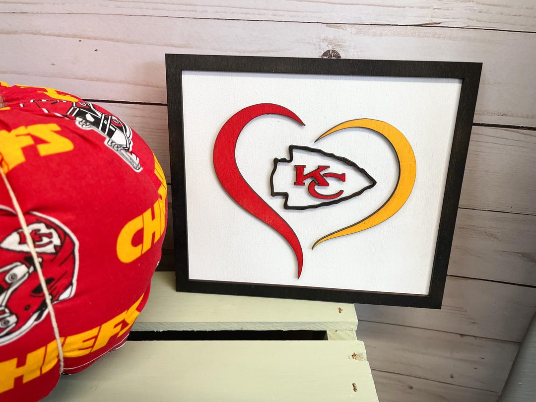 Chiefs Sign, Kansas City Chiefs, Home Decor, Super Bowl, Football Decor ...