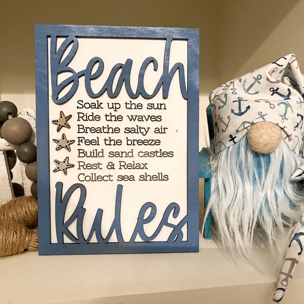 Beach Rules - Etsy