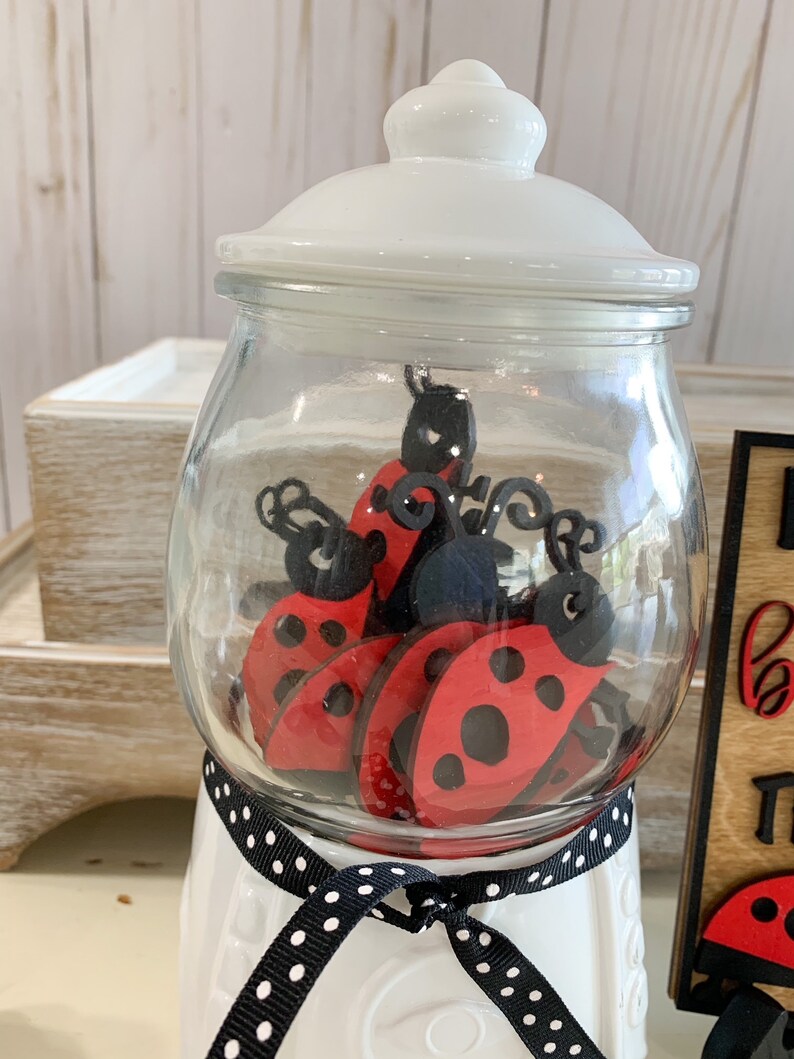 Ladybug Filler Set of 6 Gumball Machine Filler Vase Filler - Etsy
