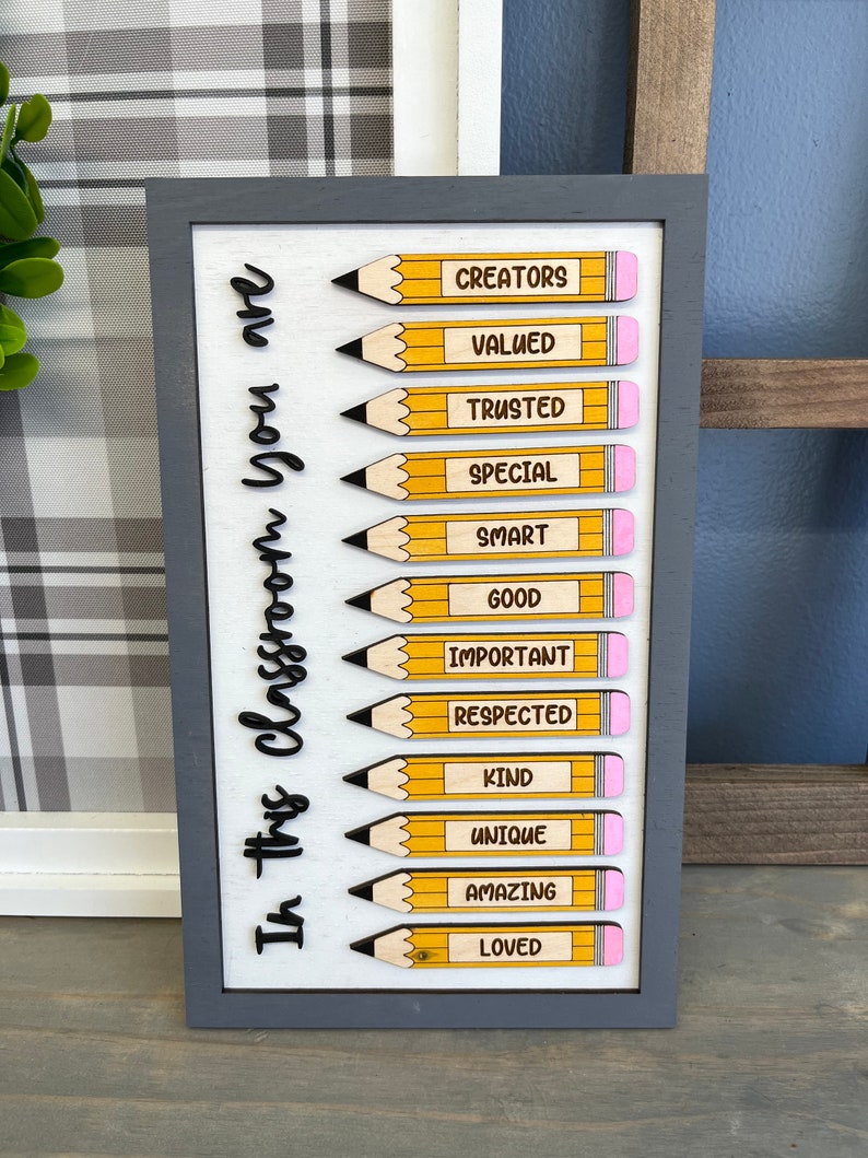 In This Classroom Sign Teacher Gift Teacher Appreciation - Etsy