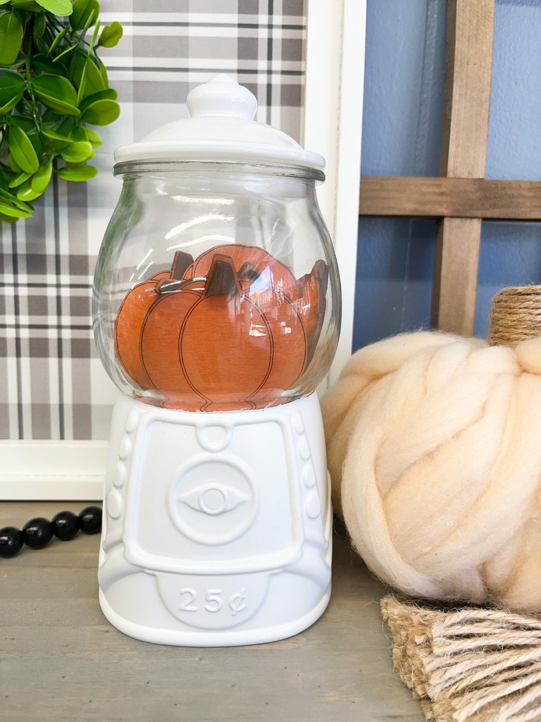 Pumpkin Filler, Set of 8, Gumball Machine Filler, Fall, Fall Decor ...
