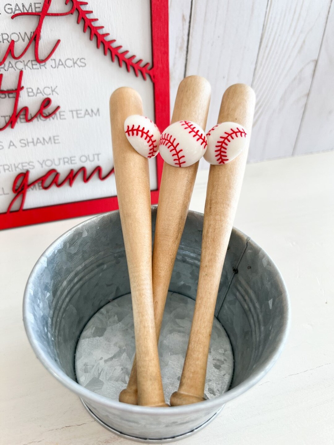 Mini Wood Baseball Bat, Baseball Fans, Summer, Take Me Out to the ...