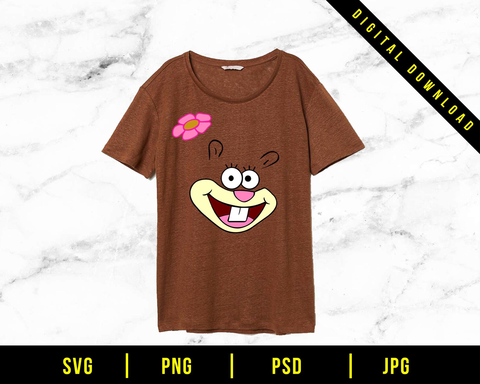 Sandy Cheeks SVG Sandy Cheeks Png Sandy Cheeks Faces | Etsy