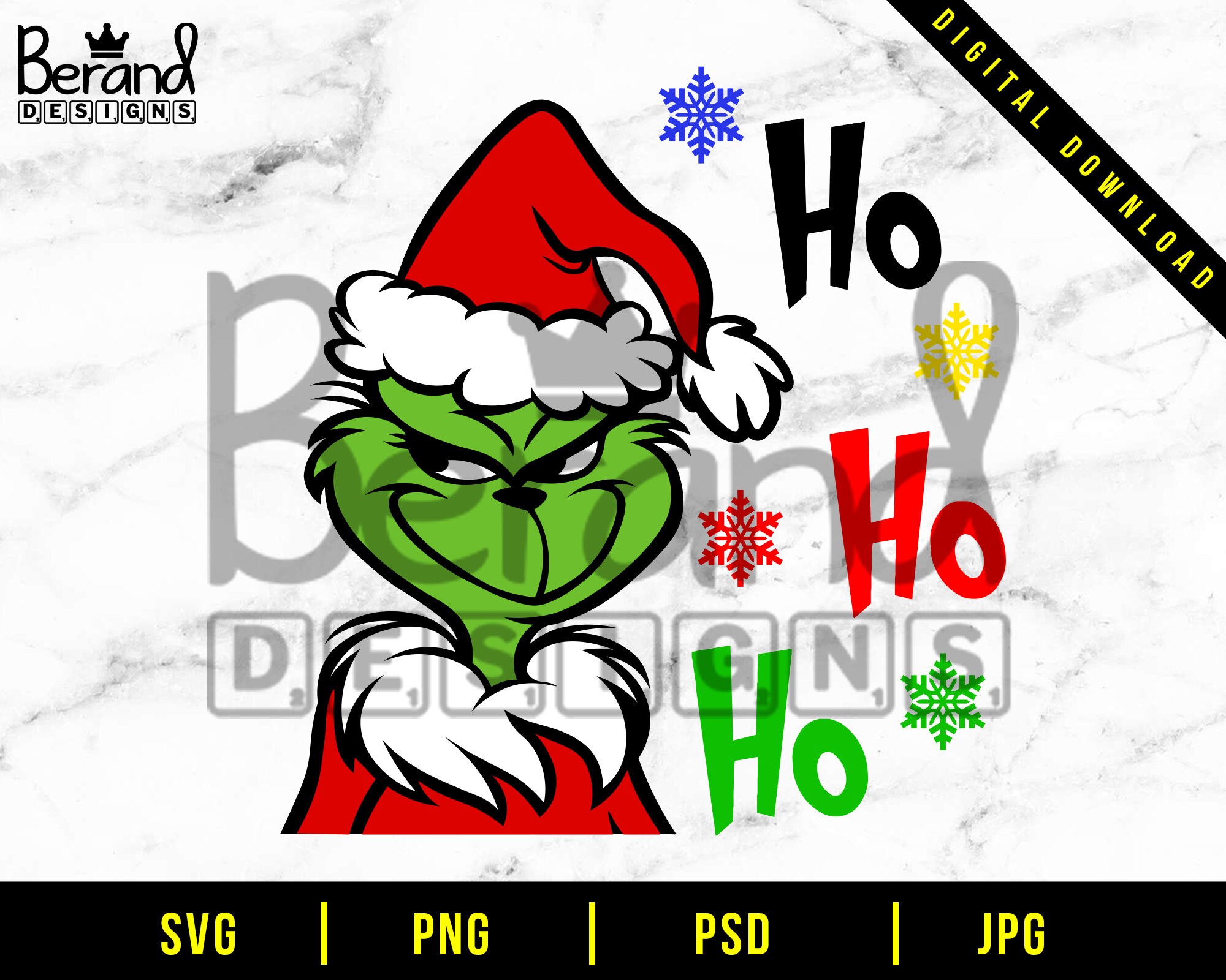 Grinch Hohoho Xmas - Etsy