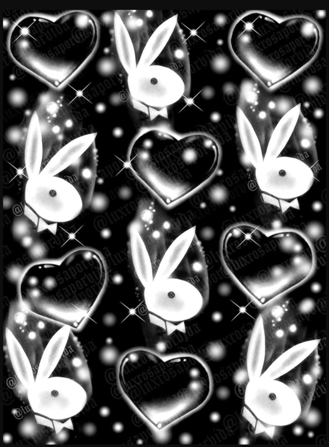 Y2K Airbrush XXXL Backdrop Extra Extra Extra LARGE Playa Chrome Heart 7 ...