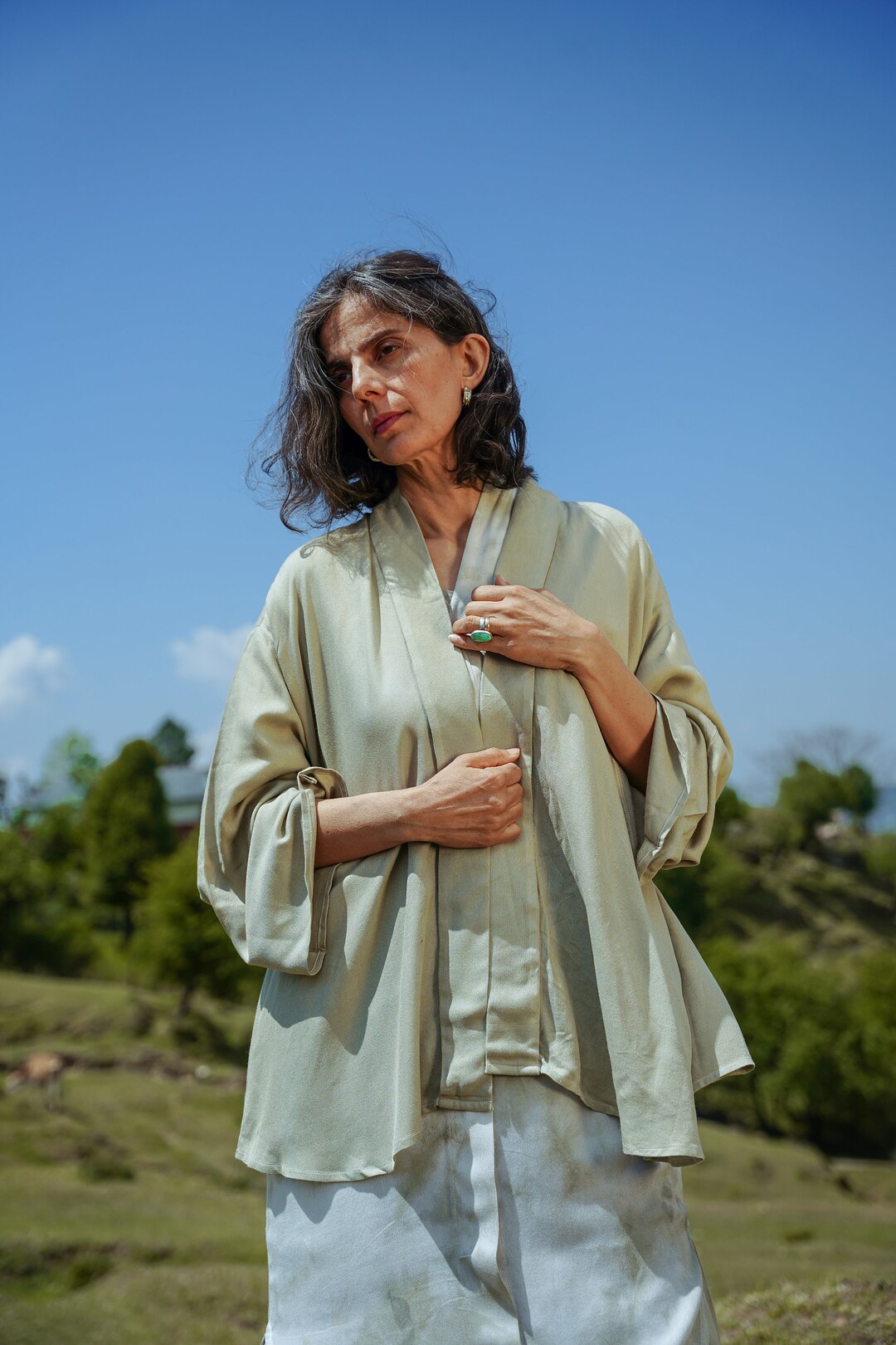 Shrug in Soft Lotus Fiber, Lotus Flower Fiber Shrugh, Lotus Silk ...