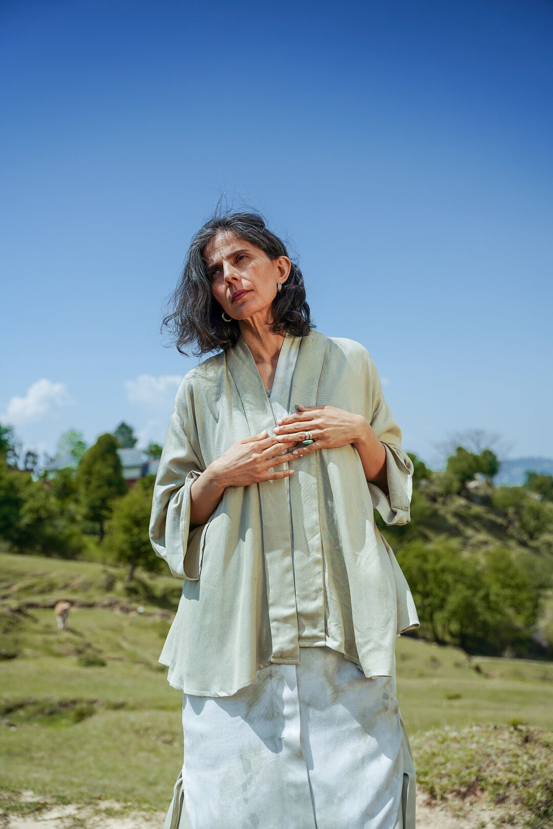 Shrug in Soft Lotus Fiber, Lotus Flower Fiber Shrugh, Lotus Silk ...