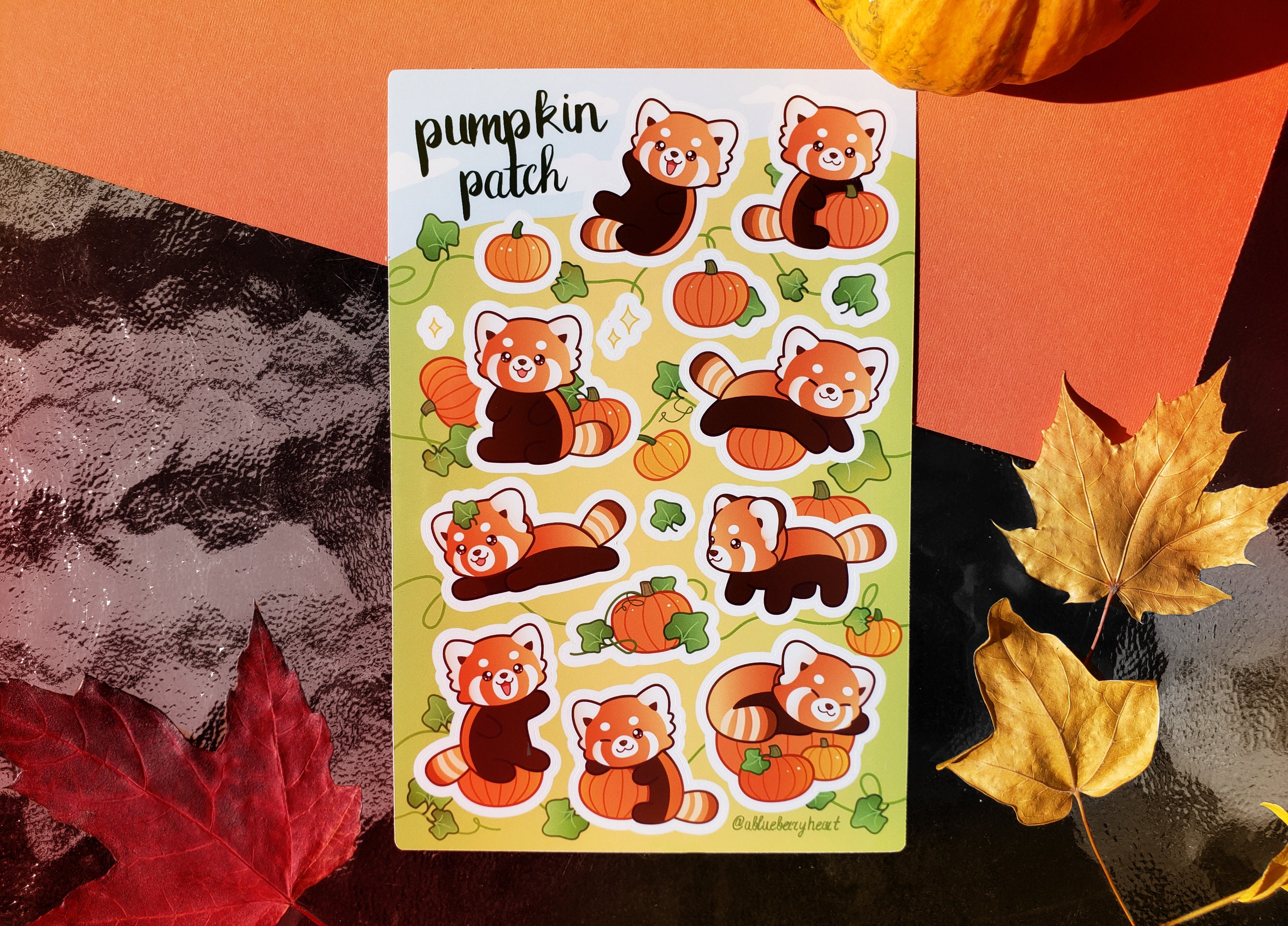 Red Panda Sticker Sheet Weatherproof Vinyl - Etsy