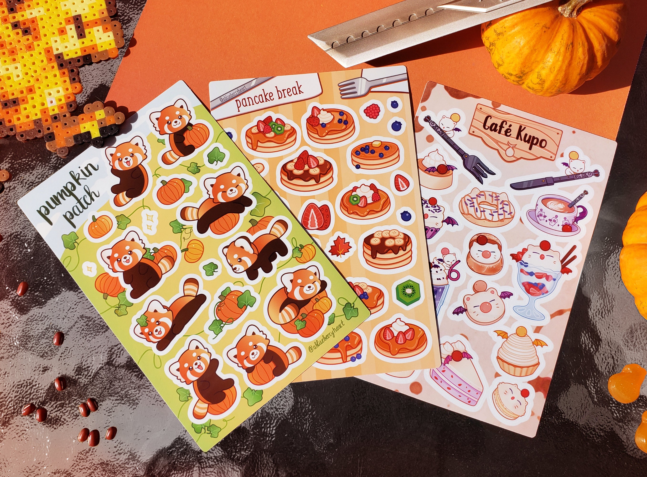 Red Panda Sticker Sheet Weatherproof Vinyl - Etsy