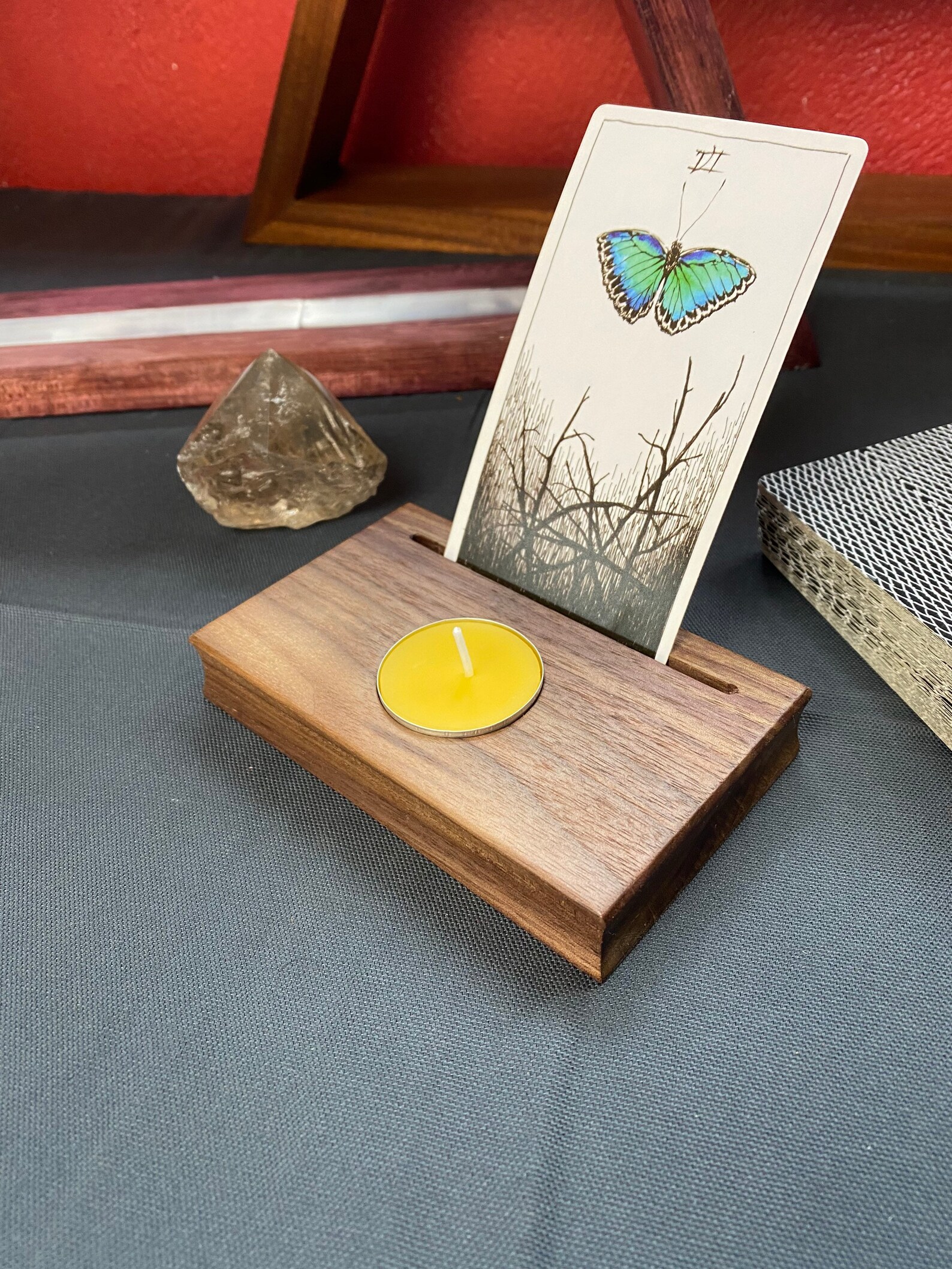 Solid Exotic Wood Single Tarot Card Holders - Etsy