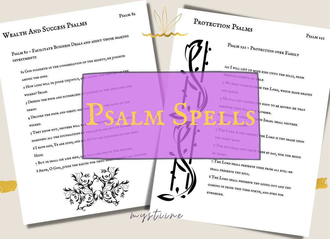 Christian Witch Book of PSALM SPELLS - MONEY Wealth and Success ...