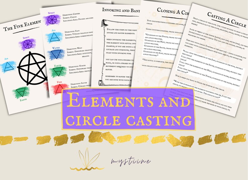 Four Elements & Circle Casting - Etsy