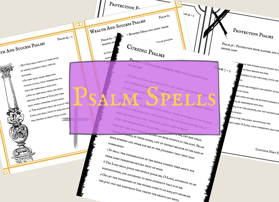 Christian Witch Book of PSALM SPELLS - MONEY Wealth and Success ...