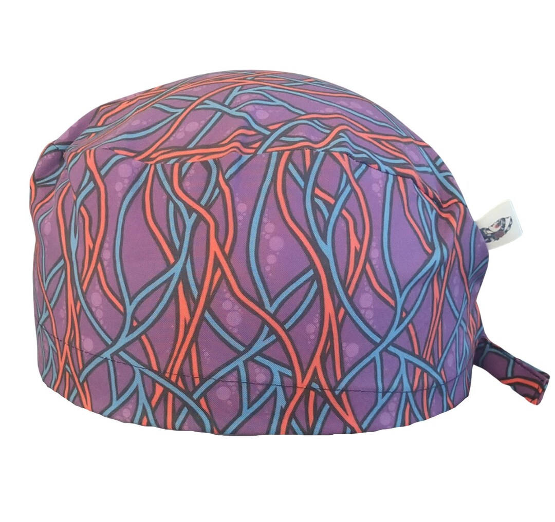 Scrub Cap Calot Block Veins and Arteries Scrub Cap Cotton 2 Sizes ...